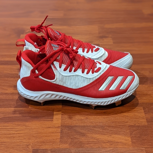 adidas | Shoes | Adidas Icon 5 Bounce Iced White Red Size Us Mens 25 ...